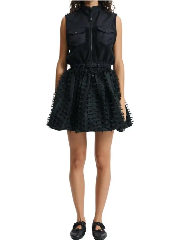 Cecilie Bahnsen Elasticated Waist Skirt - Black