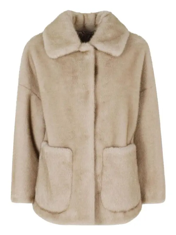 Herno Long-sleeve Casual Jacket With Spread Collar - Chantilly
