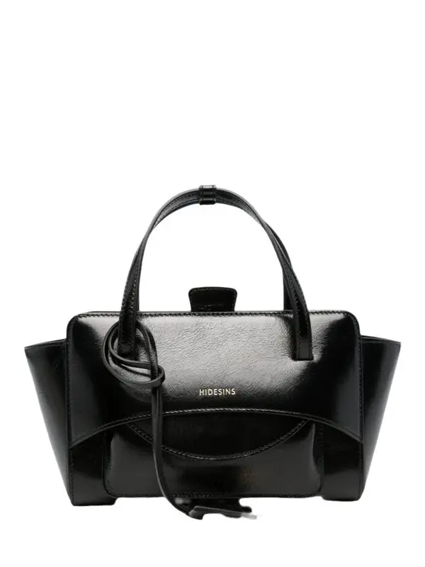 HIDESINS Top Handle Shoulder Bag - Black