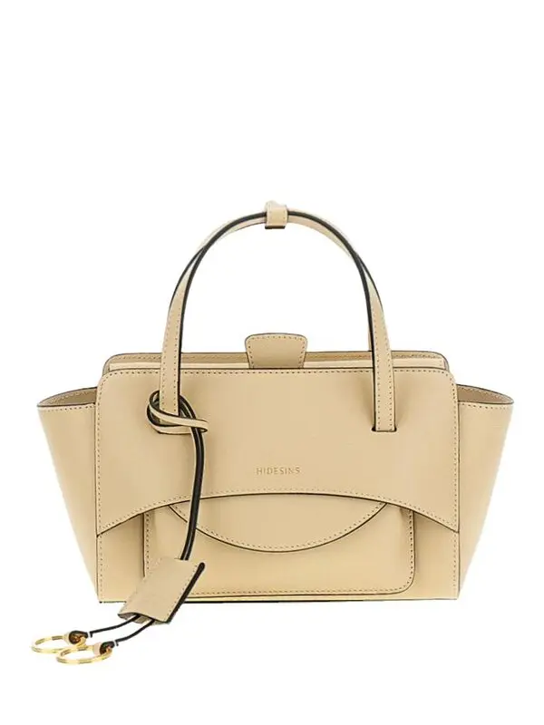 HIDESINS Small Flap Shoulder Bag - Nude