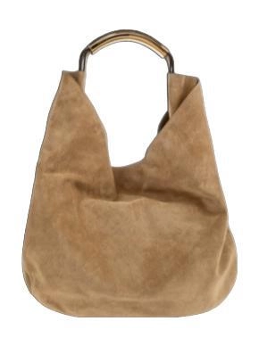 Moschino Suede Handbag - Beige