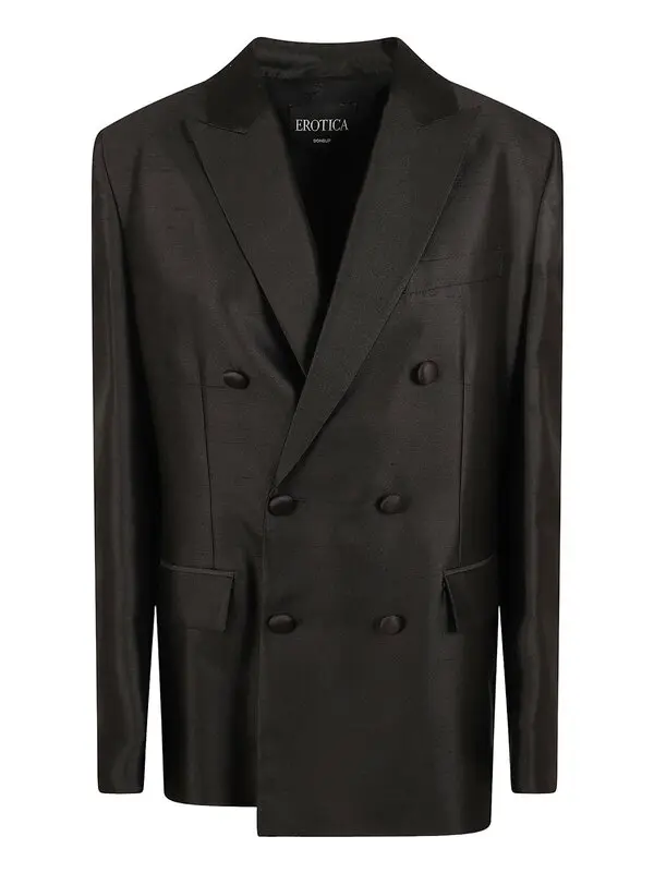 DONDUP Double-breasted Blazer - Black