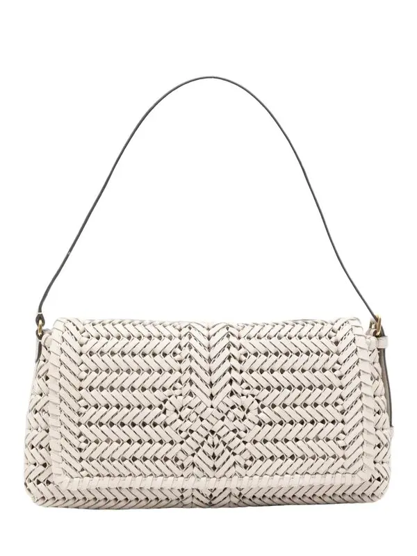 ANYA HINDMARCH Woven Shoulder Bag - Chalk