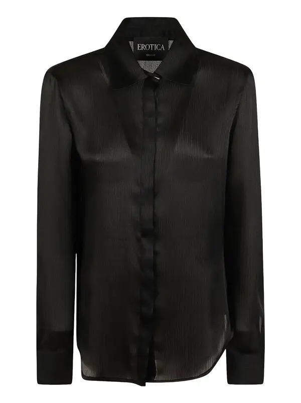 DONDUP Long-sleeved Shirt - Black