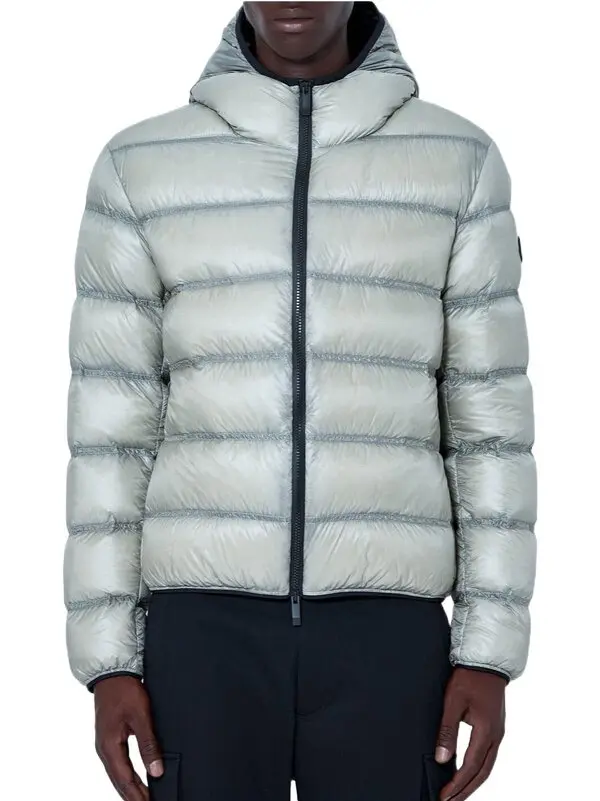 Moncler Guadiana Hooded Down Jacket - Grey