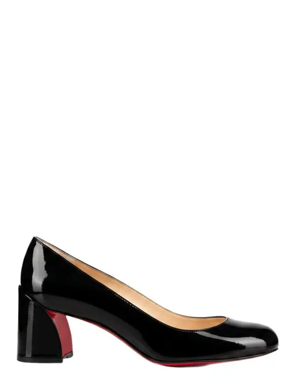 CHRISTIAN LOUBOUTIN Miss Jane Patent-leather Pumps - Black