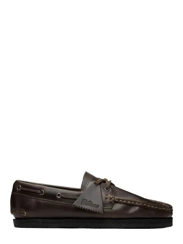 Clarks Godney Boat Shoes - Brown