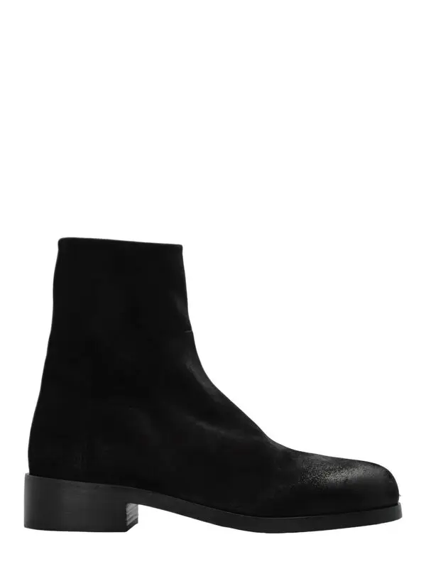 Marsèll Round-toe Zip-up Boots - Black