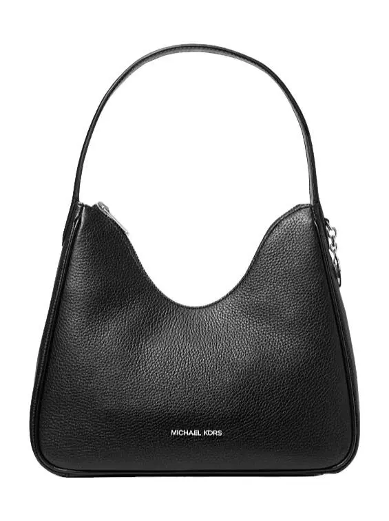 Michael Kors Nayla Small Hobo Shoulder Bag - Black