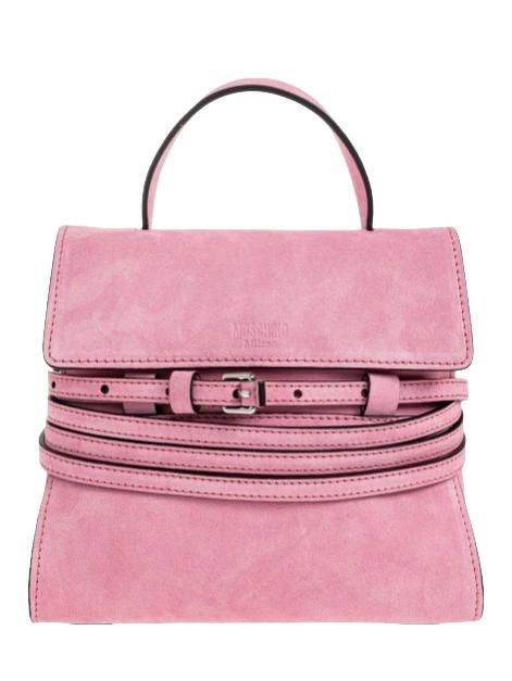 Moschino Flap Handbag - Pink