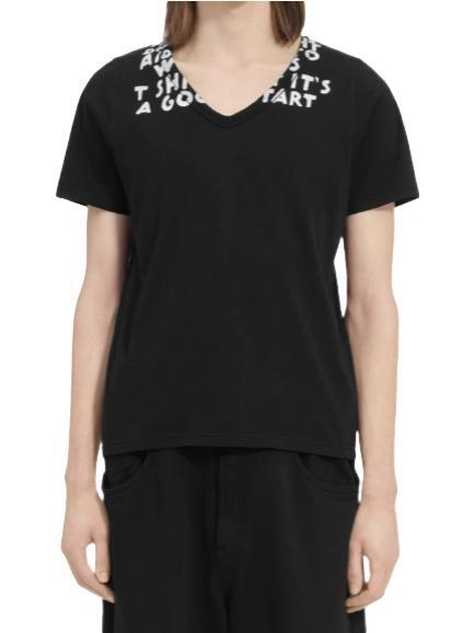 MAISON MARGIELA Sida Print T-shirt - Black