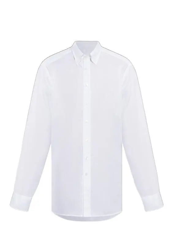 Etro Button-down Pegasus-embroidered Shirt - White