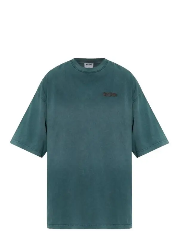 Moschino Embroidered T-shirt - Green
