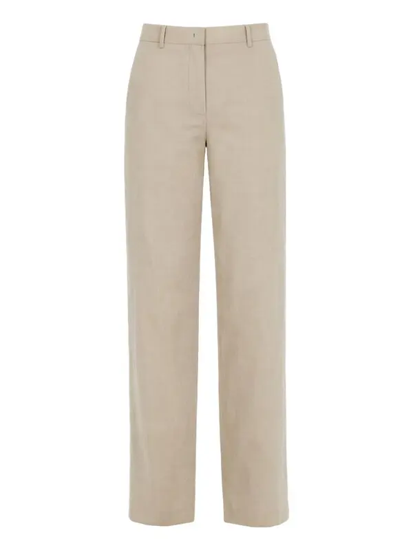 Paul Smith Wide-leg Tailored Trousers - Nude