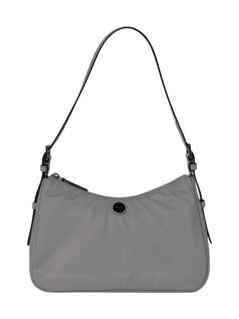 Tory Burch Small Zippered Handbag With Adjustable Shoulder Strap - Grey