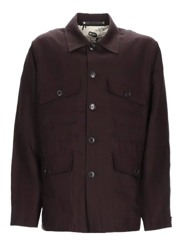 Paul Smith Multi-pocket Jacket - Purple