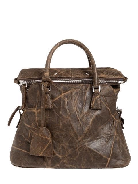 MAISON MARGIELA Double Handle Handbag - Brown