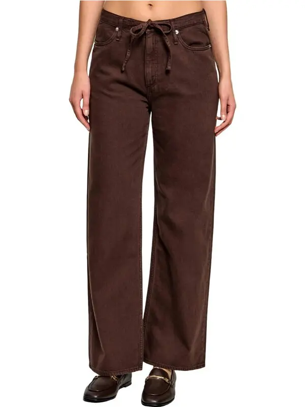 Rag & Bone Drawstring Jeans - Brown