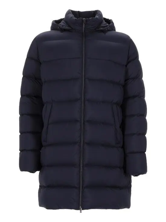 Herno Hooded Winter Coat - Black