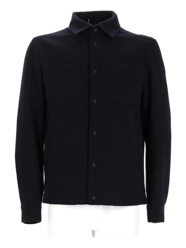 Herno Collared Casual Jacket - Blue