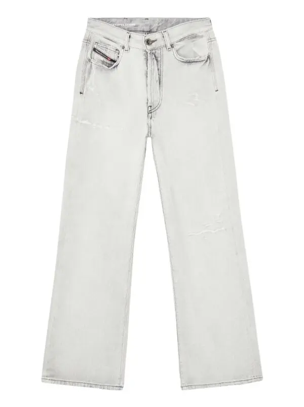 DIESEL® D-sent High Waist Jeans - Light Gray
