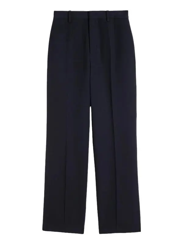 JIL SANDER Wool Gabardine Trousers - Midnight
