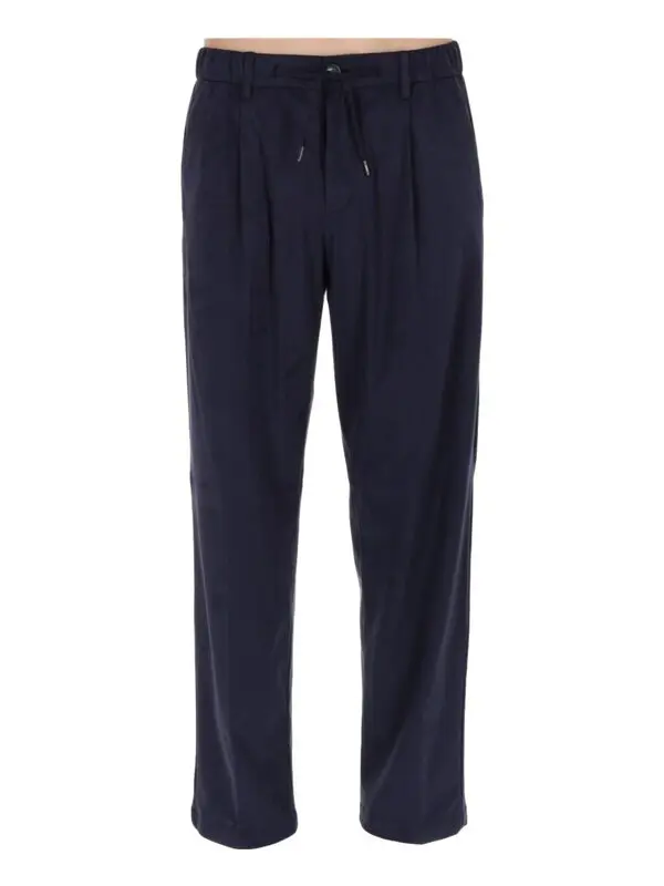 Herno Casual Trousers With Belt Loops - Black