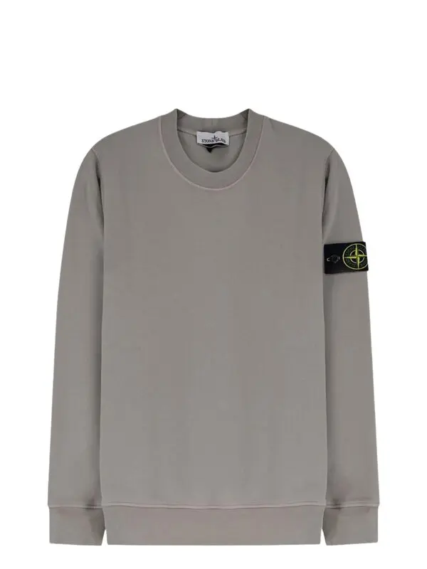 Stone Island Long Sleeve Crewneck Sweatshirt - Grey