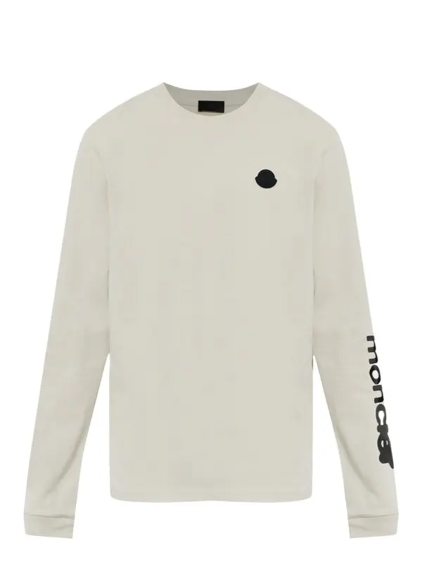 Moncler Logo Patch Long-sleeved T-shirt - No