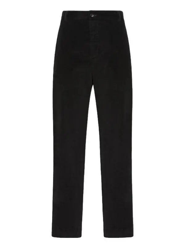 Moncler Elastic Waistband Casual Pants - Black