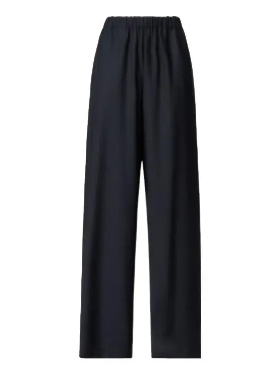 Fabiana Filippi Elasticated Waist Pleated Trousers - Black