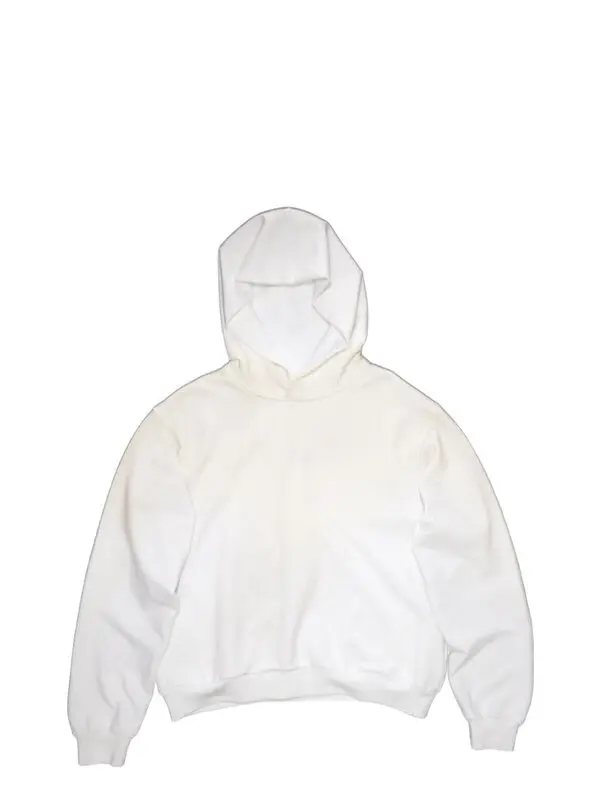 Acne Studios Logo Printed Long Sleeve Hoodie - White