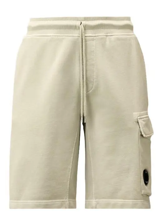 C.P. COMPANY Lens-detail Cargo Track Shorts - Nude