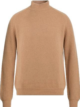DANIELE FIESOLI Wool And Cashmere Turtleneck Sweater - Camel