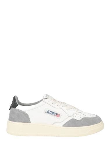 AUTRY Two-tone Leather Sneakers - White