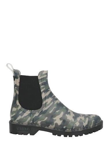 VERBENAS Military Rubber Ankle Boots - Green