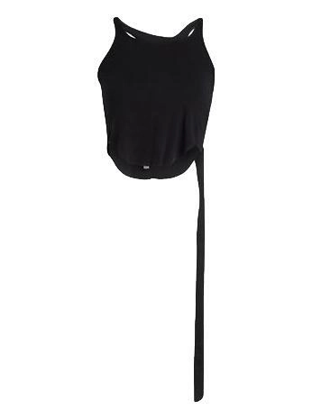 Rick Owens Cotton Sleeveless Top - Black