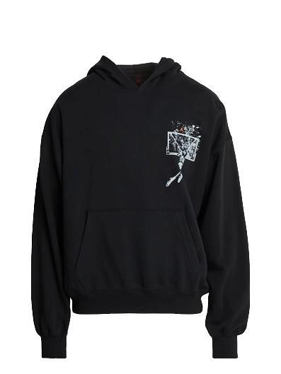 JORDAN Cotton Polyester Blend French Terry Sweatshirt - Black