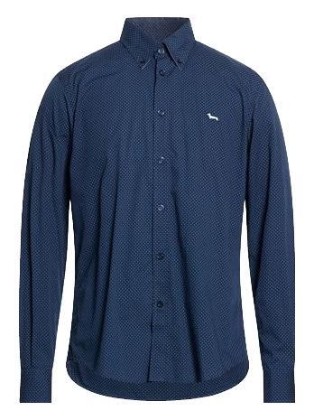 HARMONT & BLAINE Shirt Size Cotton - Navy