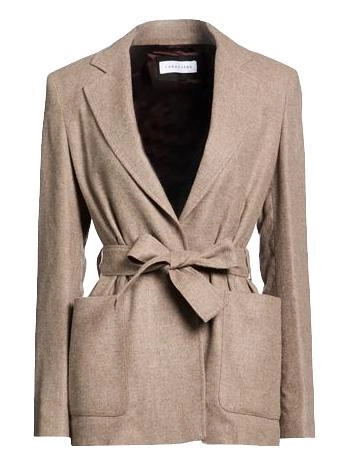 CARACTÈRE Viscose And Wool Coat - Beige