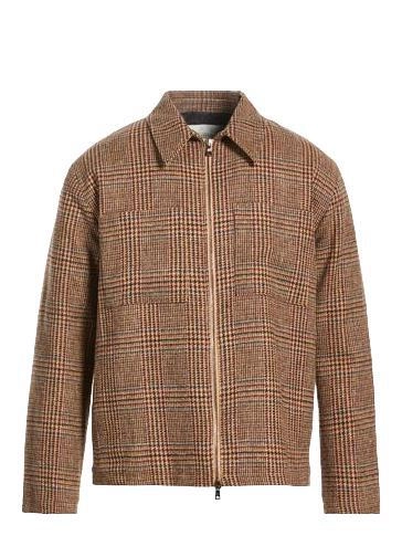 BALLANTYNE Virgin Wool Glen Plaid Jacket - Beige