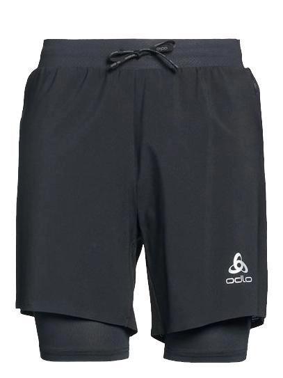 ODLO Polyester Athletic Shorts - Black