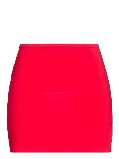 Norma Kamali Mini Skirt - Red