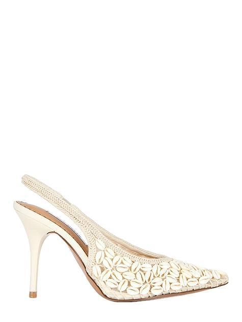 Steve Madden Andromeda Shell Slingback Pumps - Natural