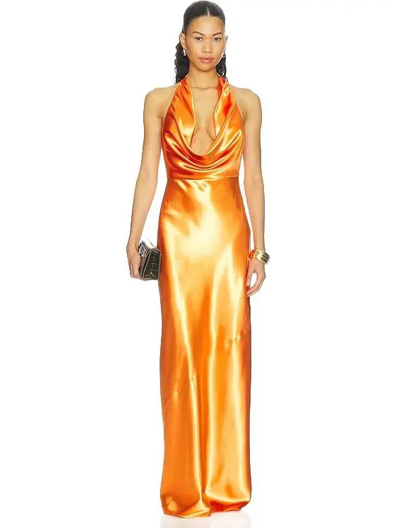 LOVERS AND FRIENDS Camila Gown - Orange