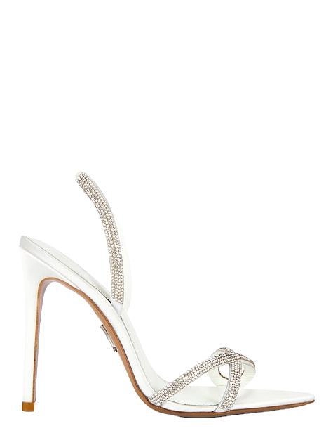 Retrofete Nini Embellished Stiletto Sandals - White