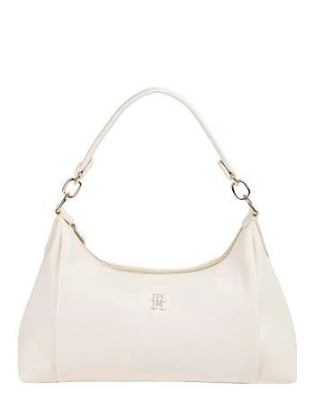 Tommy Hilfiger Camel Polyurethane Hobo Bag - White