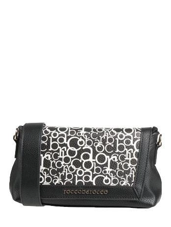 ROCCOBAROCCO Logo-print Crossbody Bag - Black