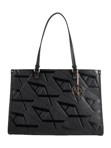 Armani Exchange Textured Tote Bag - Black