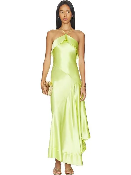Acler Marara Maxi Dress - Honeydew